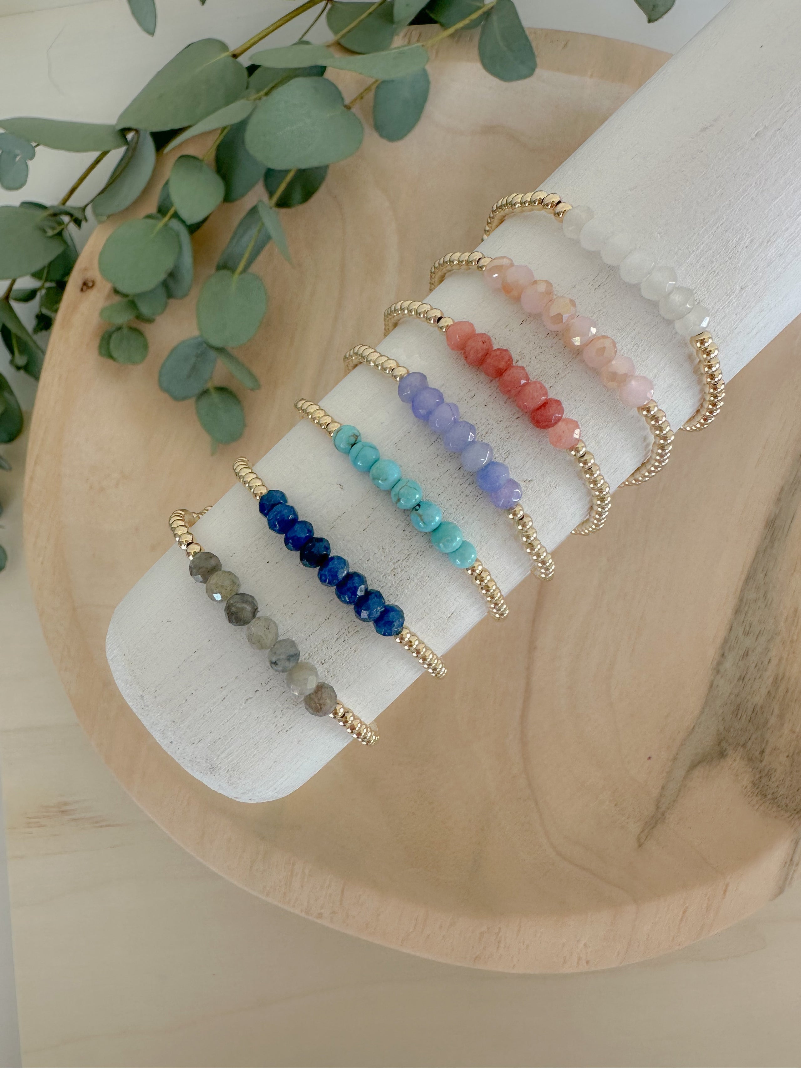 Gemstone Bracelet | Amethyst & Opal